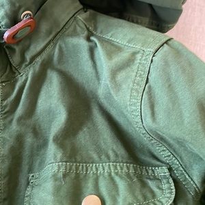 J. Crew | Jackets & Coats | Jcrew Cotton Anorak Jacket Xs Woodland ...